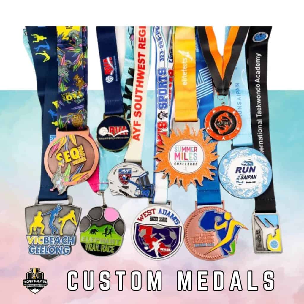 Buy Custom Medals CM04 online at Best Trophy Supplier Malaysia